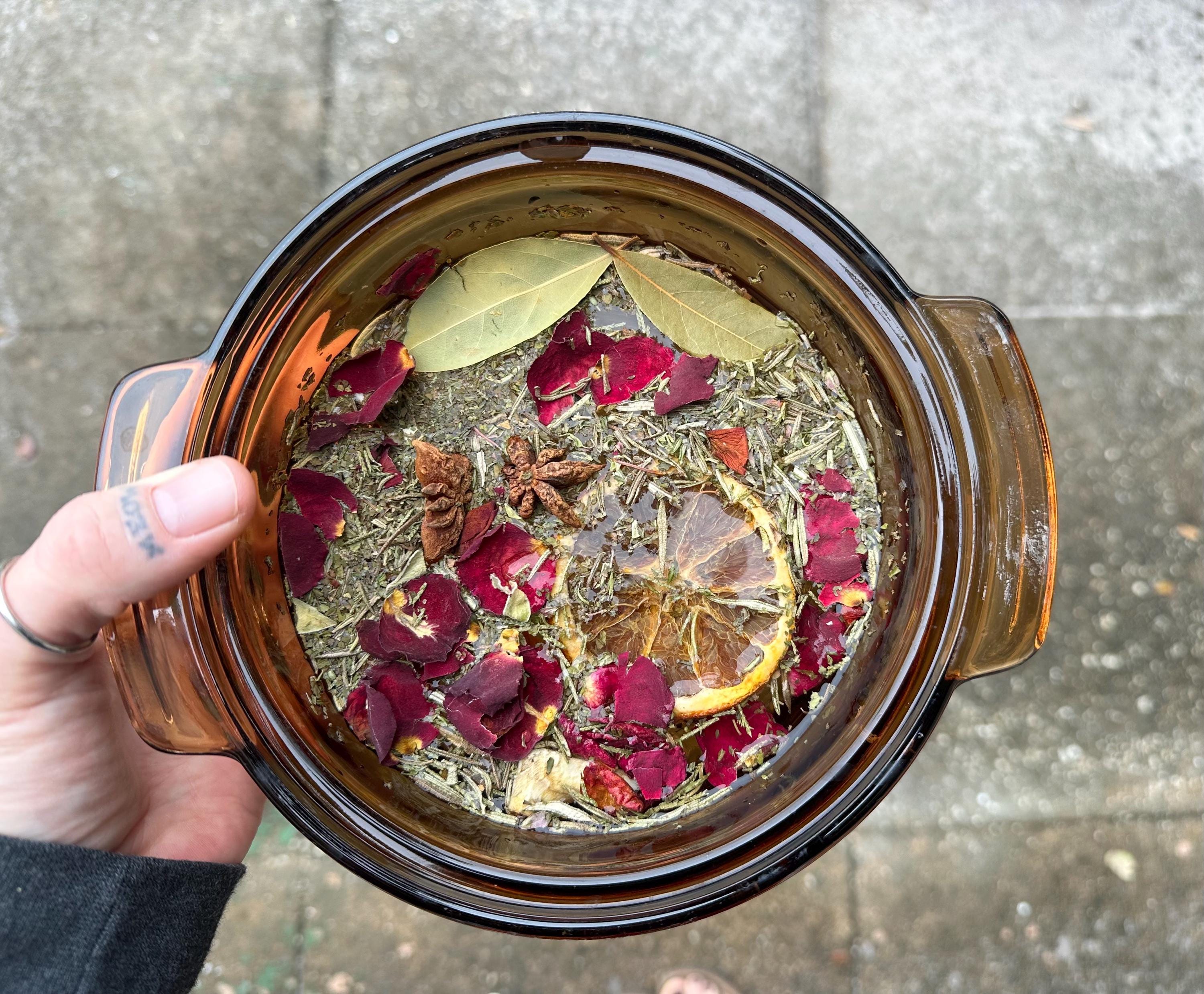 NEW MOON Simmer Pot Mix - Manifest Potpourri Organic All Natural ...