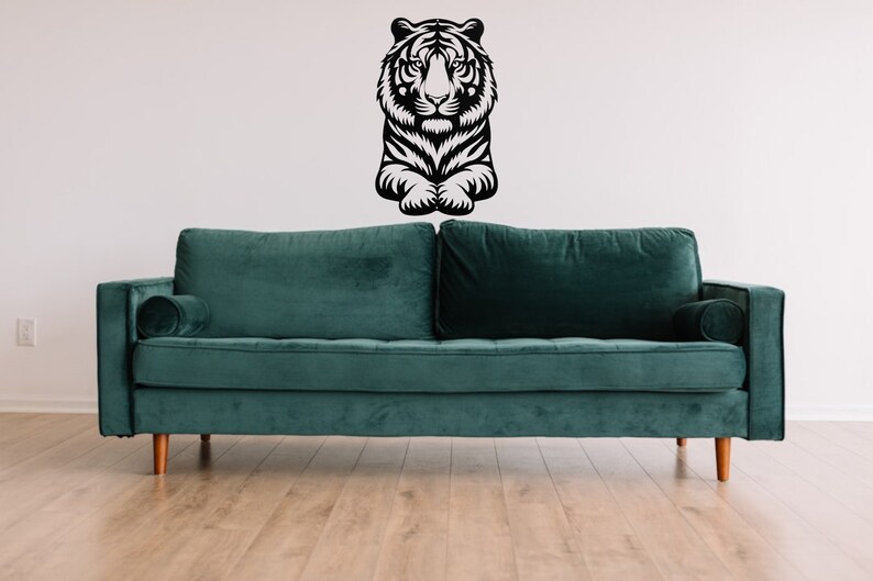 Tiger Metal Wall Art, Safari Wall Decor, Animal Kingdom, Home Decor ...