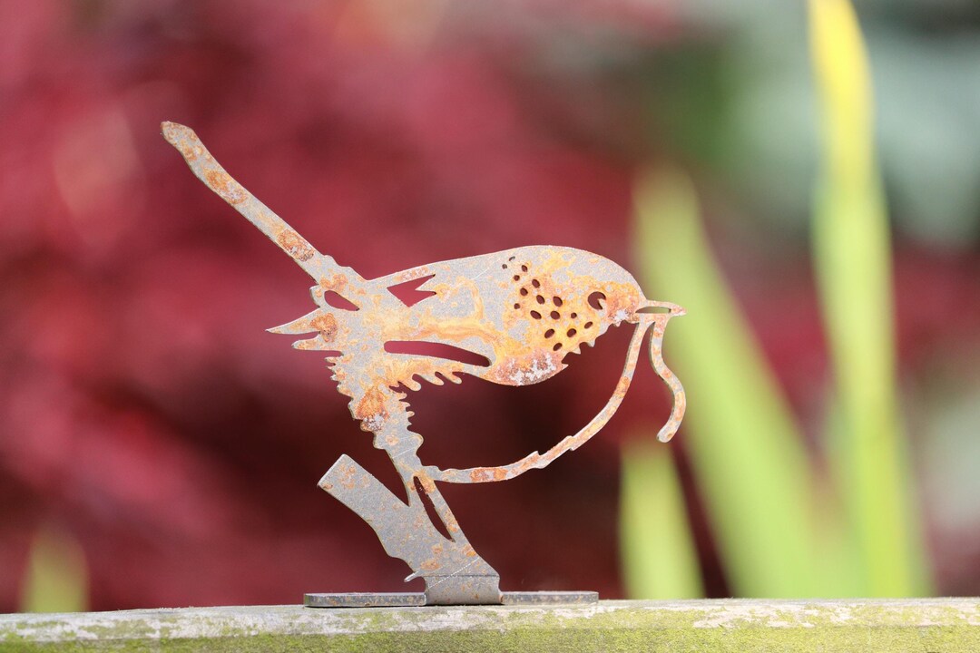 Rusty Metal Bird, Rusty Robin, Rusty Metal Robin, Garden Ornament ...