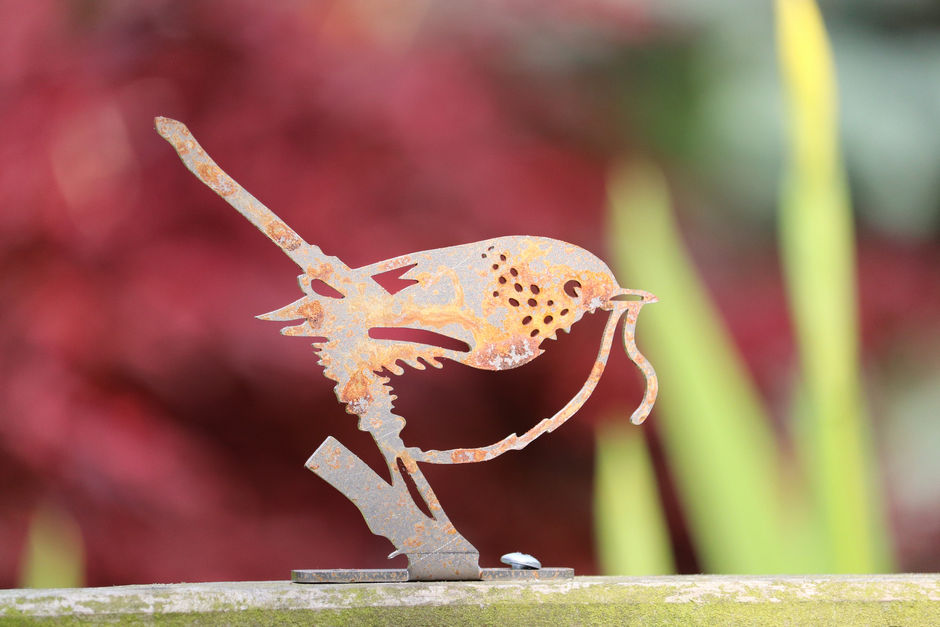 Rusty Metal Bird, Rusty Robin, Rusty Metal Robin, Garden Ornament ...