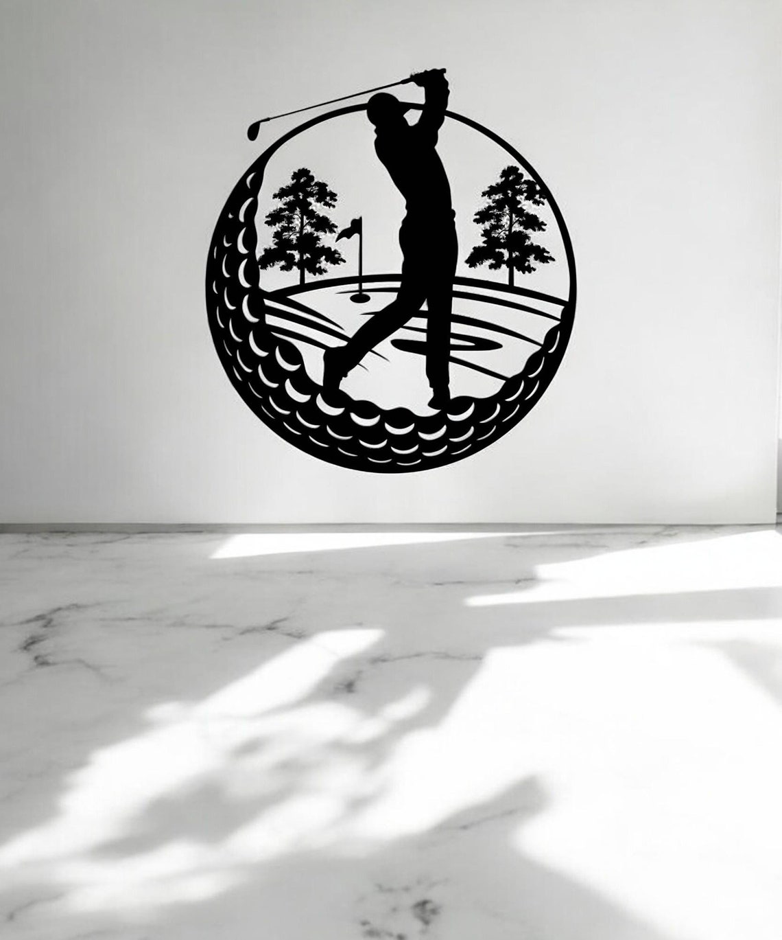 Golfer Metal Art Work, Golf, PGA, Metal Golf Wall Art, the Golfers ...