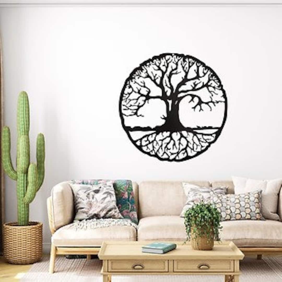 Wall Hanging Tree of Life, New Home Gift, Metal Wall Art, Tree of Life ...