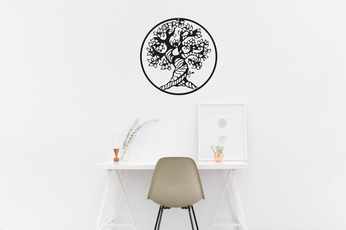 Tree of Life Wall Art, Metal Wall Art, Tree, Home Decor, Metal Wall ...