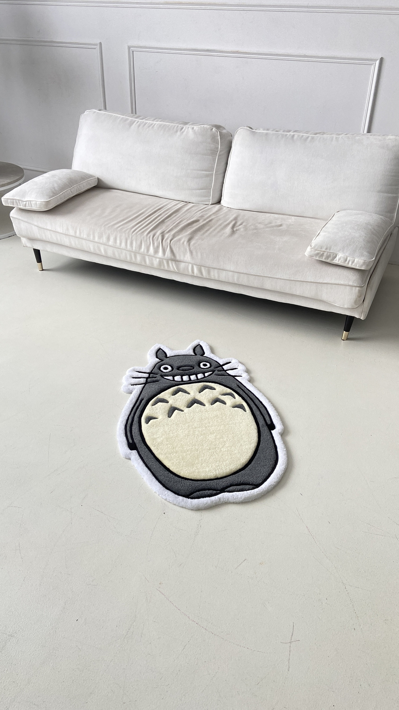 Tufting Rug Anime Totoro Rug, Modern Area Rug, Gift for Anime Lovers ...