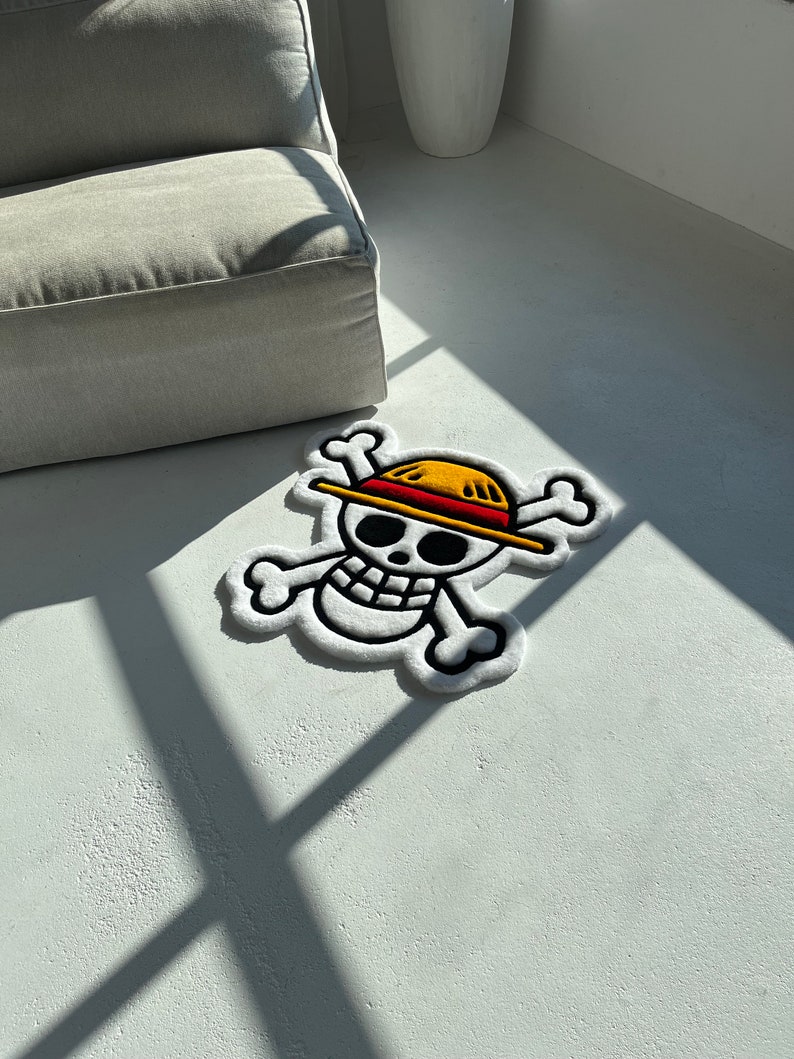 Tufting Rug One Piece, Skull One Piece, Anime Rug, Custom Rug - Etsy
