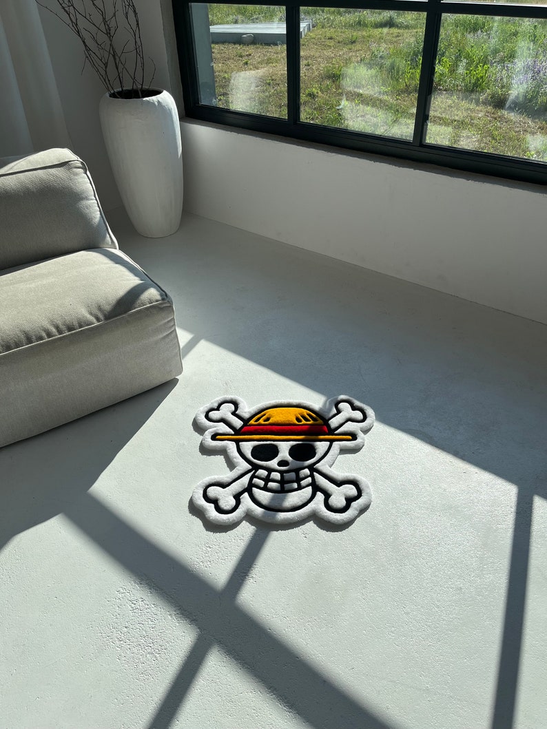 Tufting Rug One Piece, Skull One Piece, Anime Rug, Custom Rug - Etsy