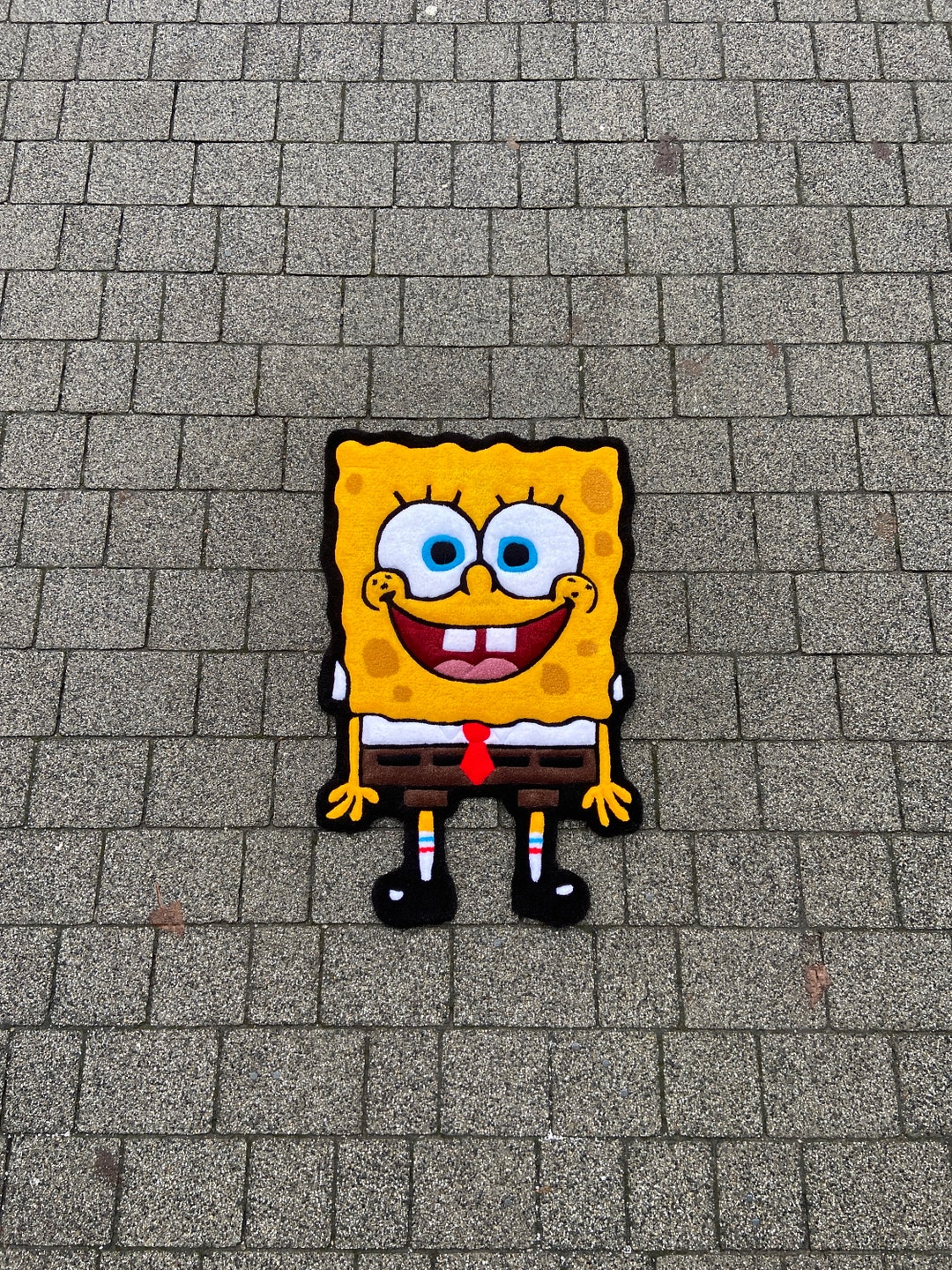 Custom Rug sponge Bob, Tufting, Gift for Kids, Handmade, Customized Rug ...