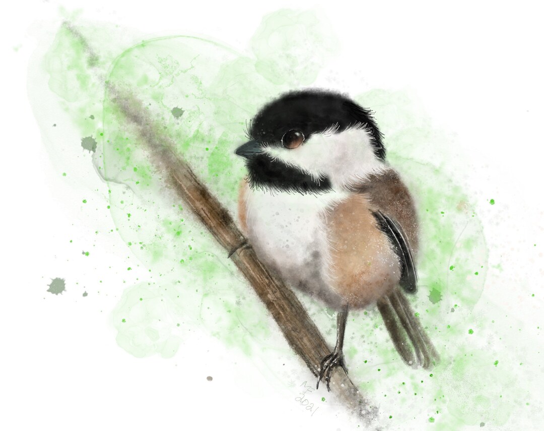 As He Sits Patiently Waiting for Spring 8 X 8 Giclee Print - Etsy