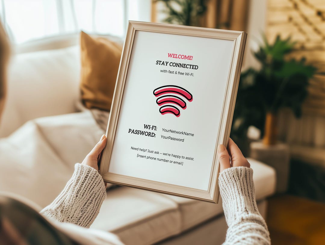 12 Editable Bundle Posters for Hosts Airbnb | Welcome Sign Canva ...