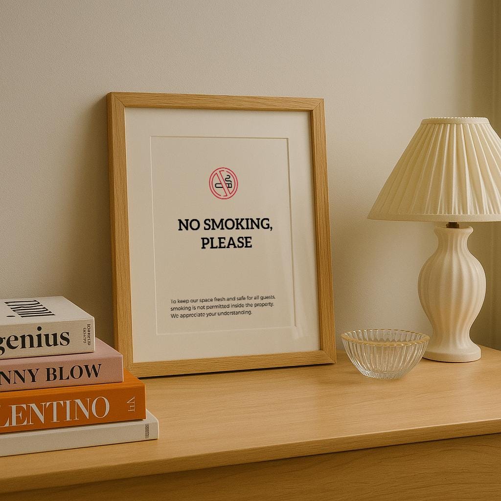 12 Editable Bundle Posters for Hosts Airbnb | Welcome Sign Canva ...