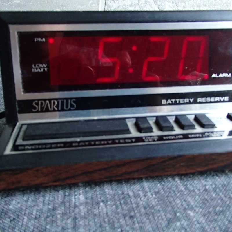 Spartus Alarm Clock - Etsy