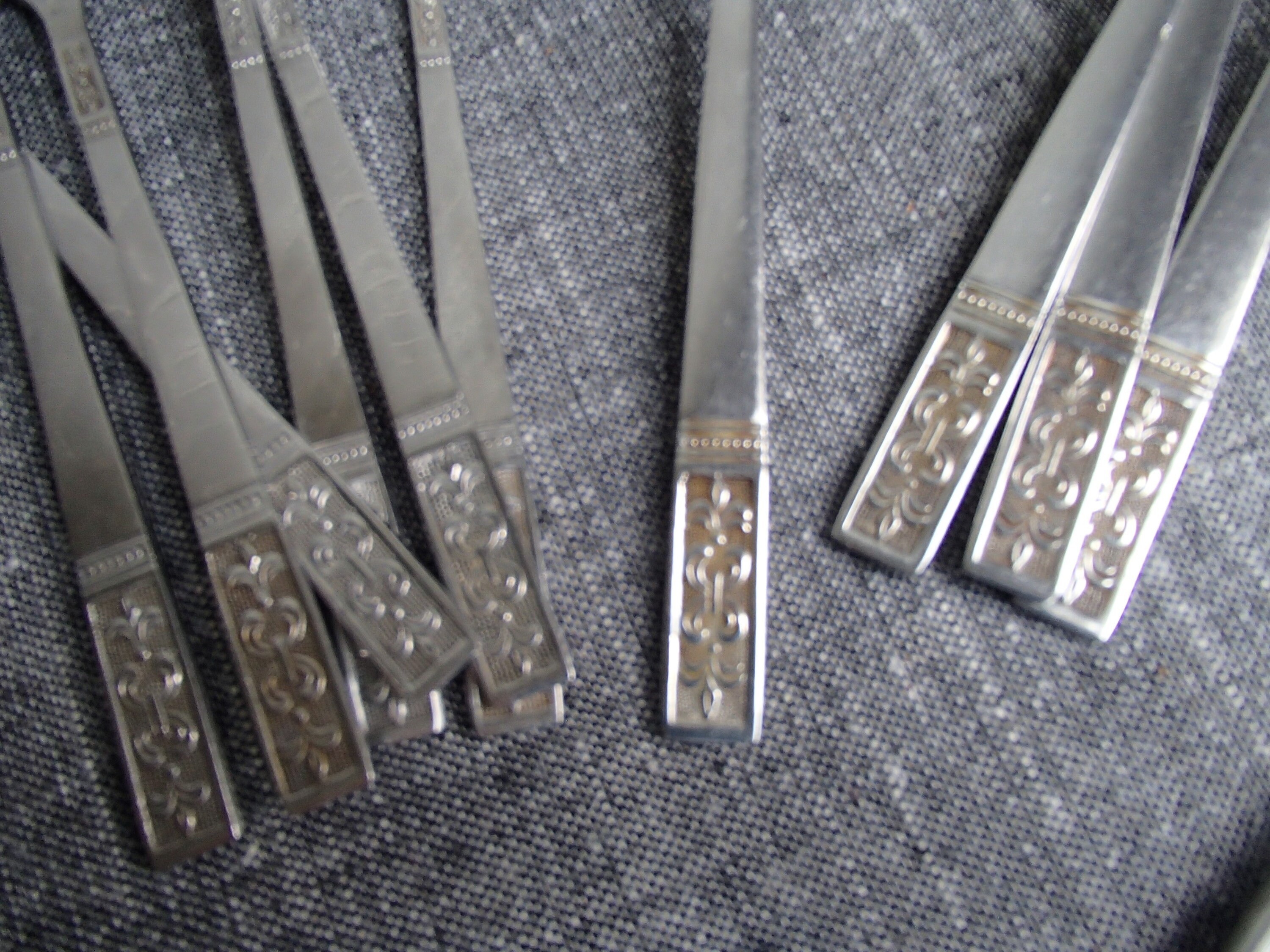 Vintage MCM 30 Piece Custom Craft Flatware Silverware - Etsy