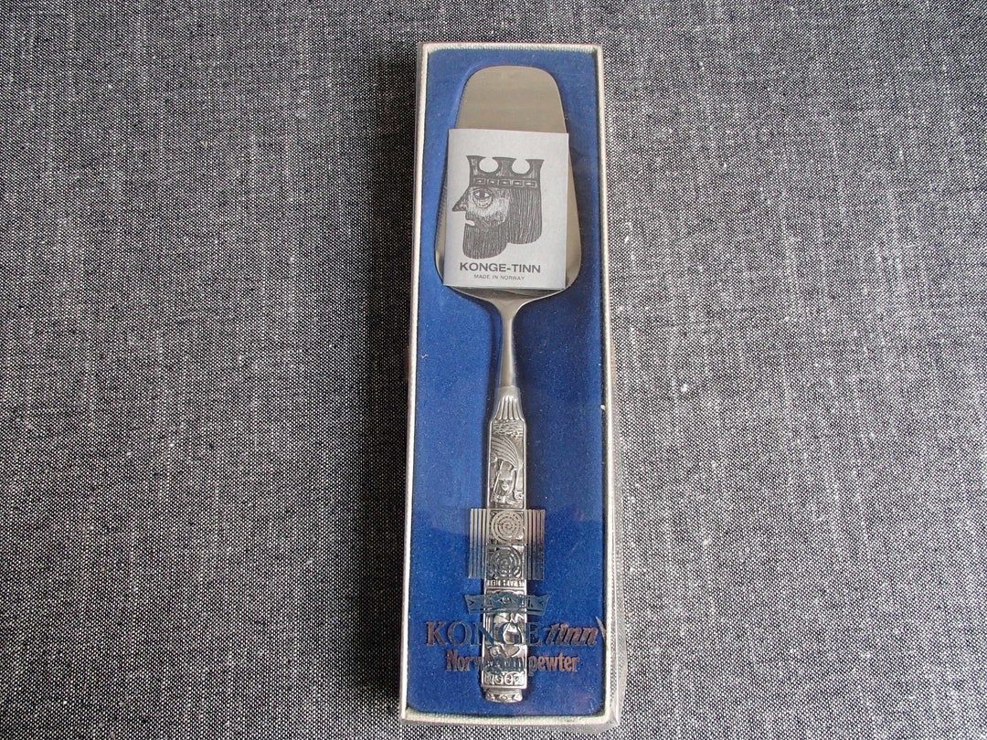 1970s Konge Tinn Pewter MCM Cake Server Spatula Spade Made in Norway - Etsy