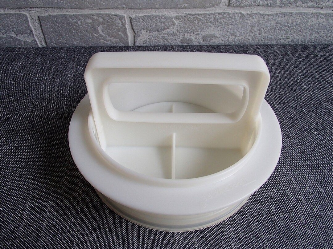 Vintage Tupperware White Hamburger Patty Press 3 Pc - Etsy