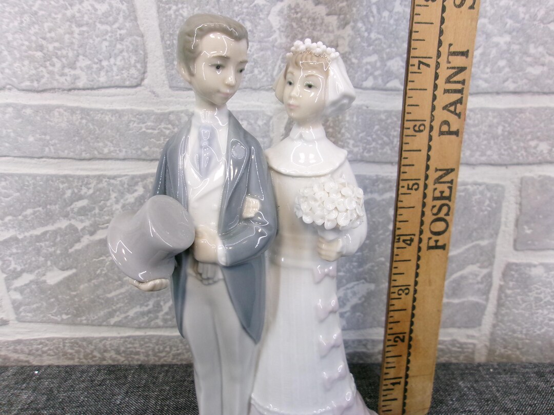 VTG Lladro Wedding Day Bride and Groom Figurine - Etsy