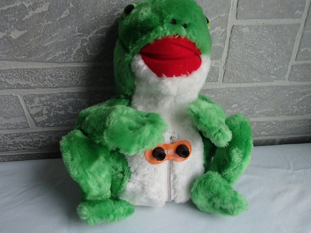 Vintage Radio Shack AM/FM Plush Frog Radio - Etsy