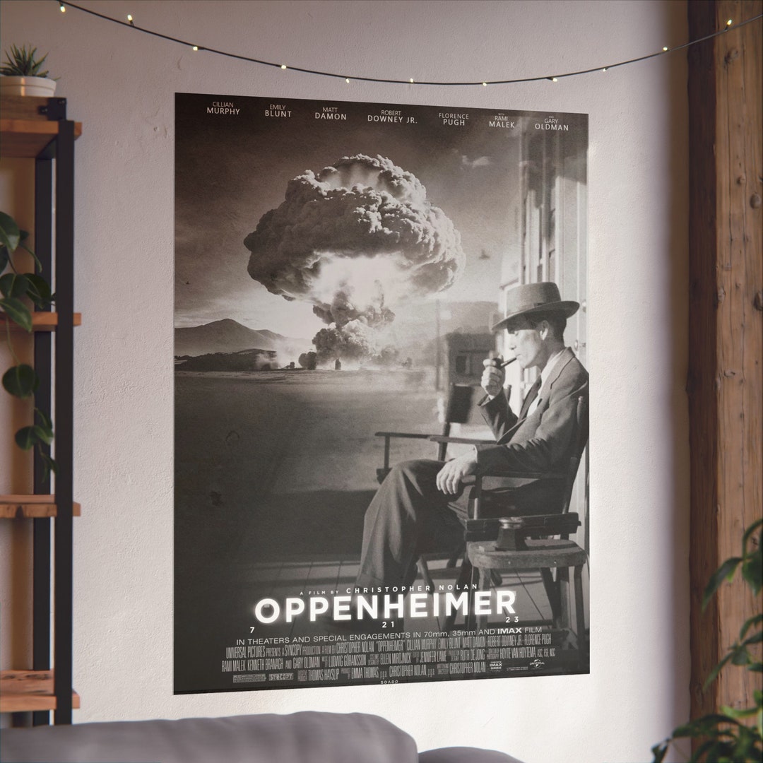 Oppenheimer Movie Poster / Oppenheimer Room Decor / Oppenheimer Wall ...