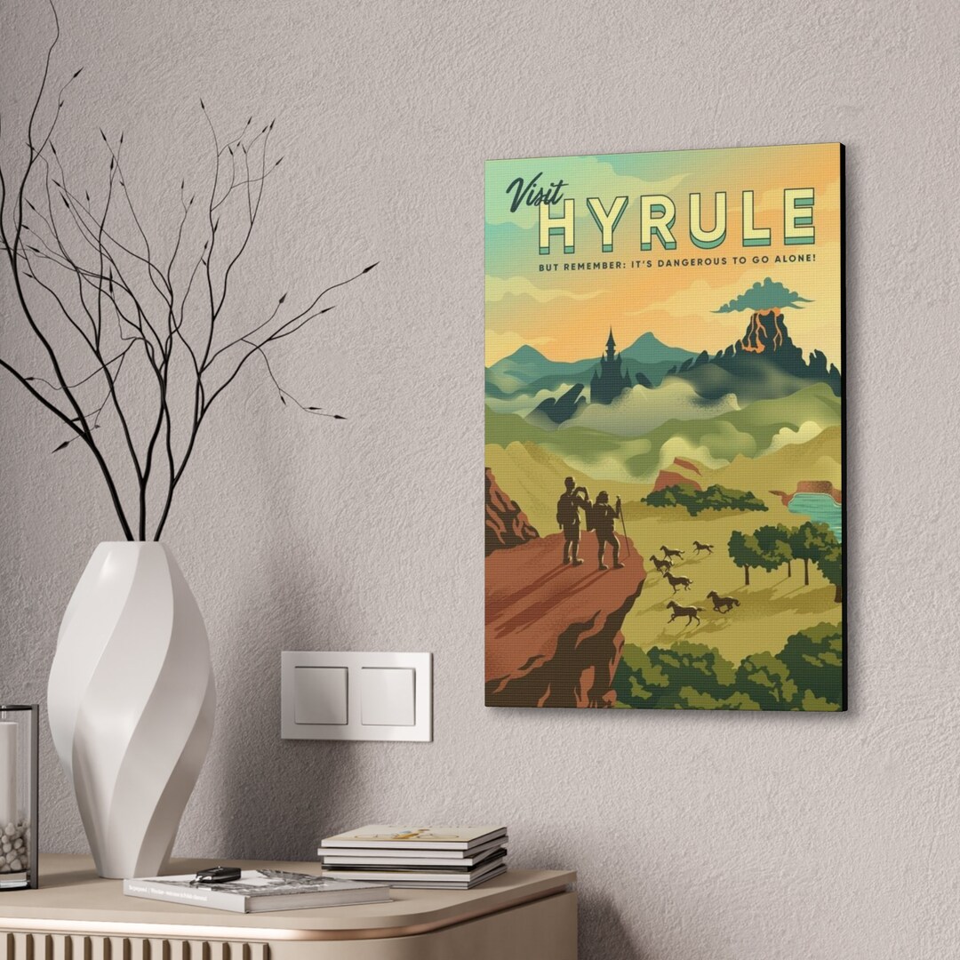 Zelda Poster Collection, Zelda Wall Art, Hyrule Poster Canvass, Gift ...