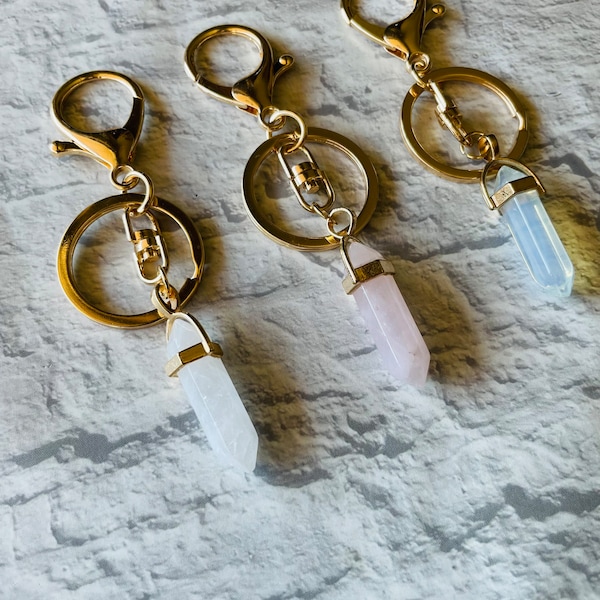 Crystal Keychain - Etsy