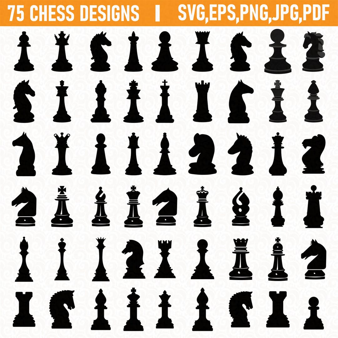 Chess Svg Bundles, Chess Clipart, Chess T Shirts PNG, Chess Game Svg ...