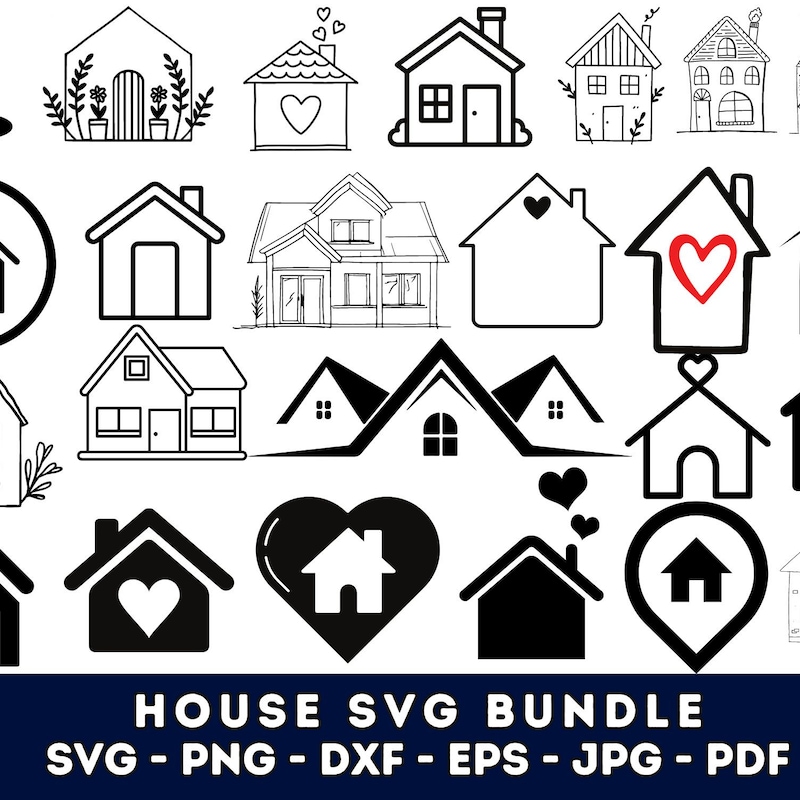 House Svg - Etsy