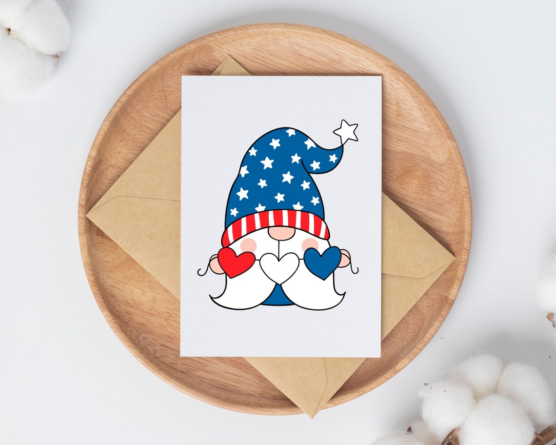 4th of July Gnome Svg Png, Patriotic Gnomes Bundle, Independence Day ...