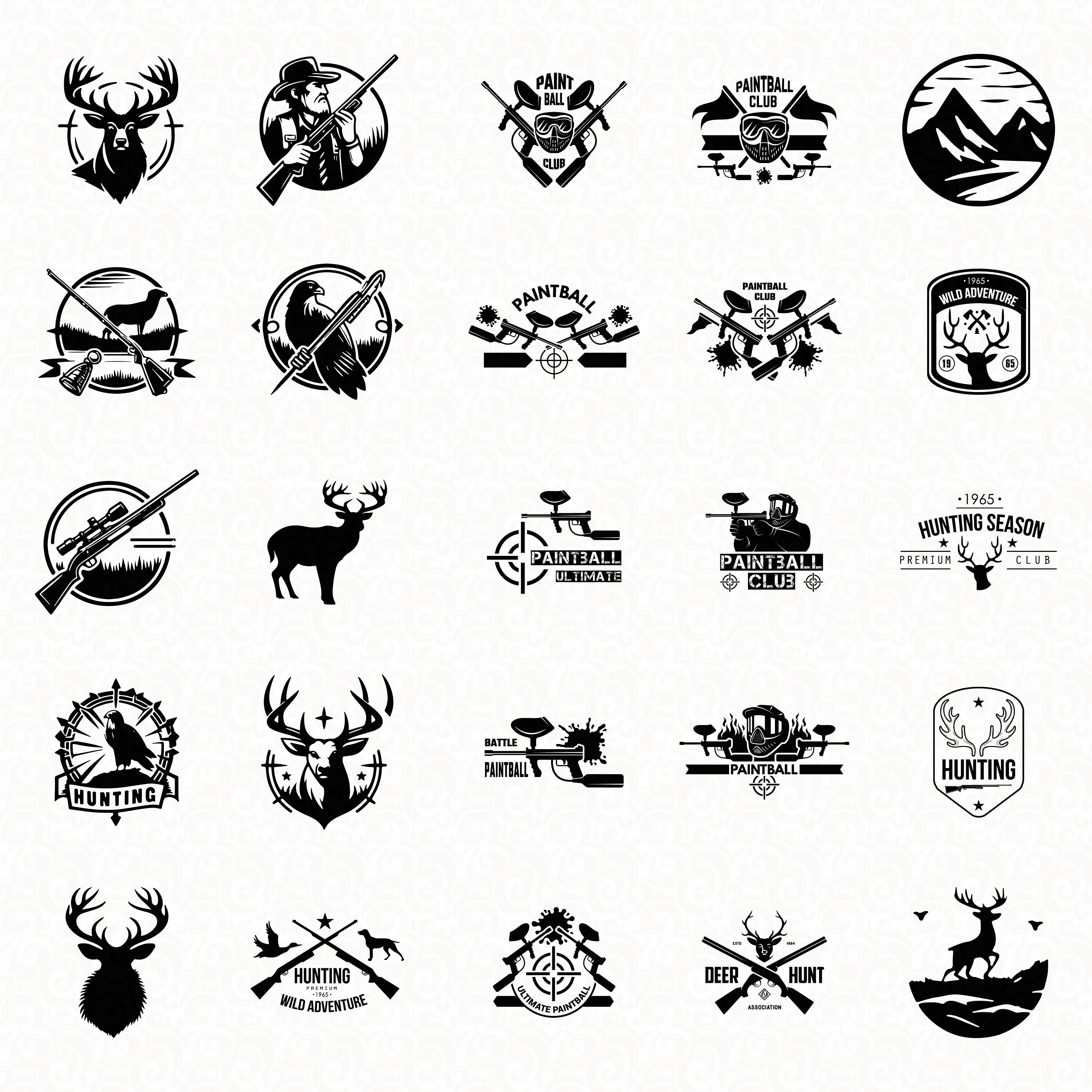 Hunting Svg Bundles, Deer Hunting Svg, Hunting Clipart, Hunting Cut ...