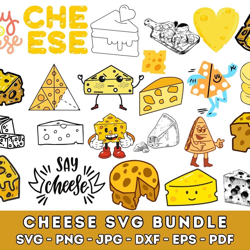 Cheese Svg - Etsy