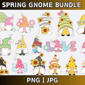 Spring Gnome Svg\ Garden Gnomes Svg\ Daisy Spring Gnomes Svg\ Gnomes ...