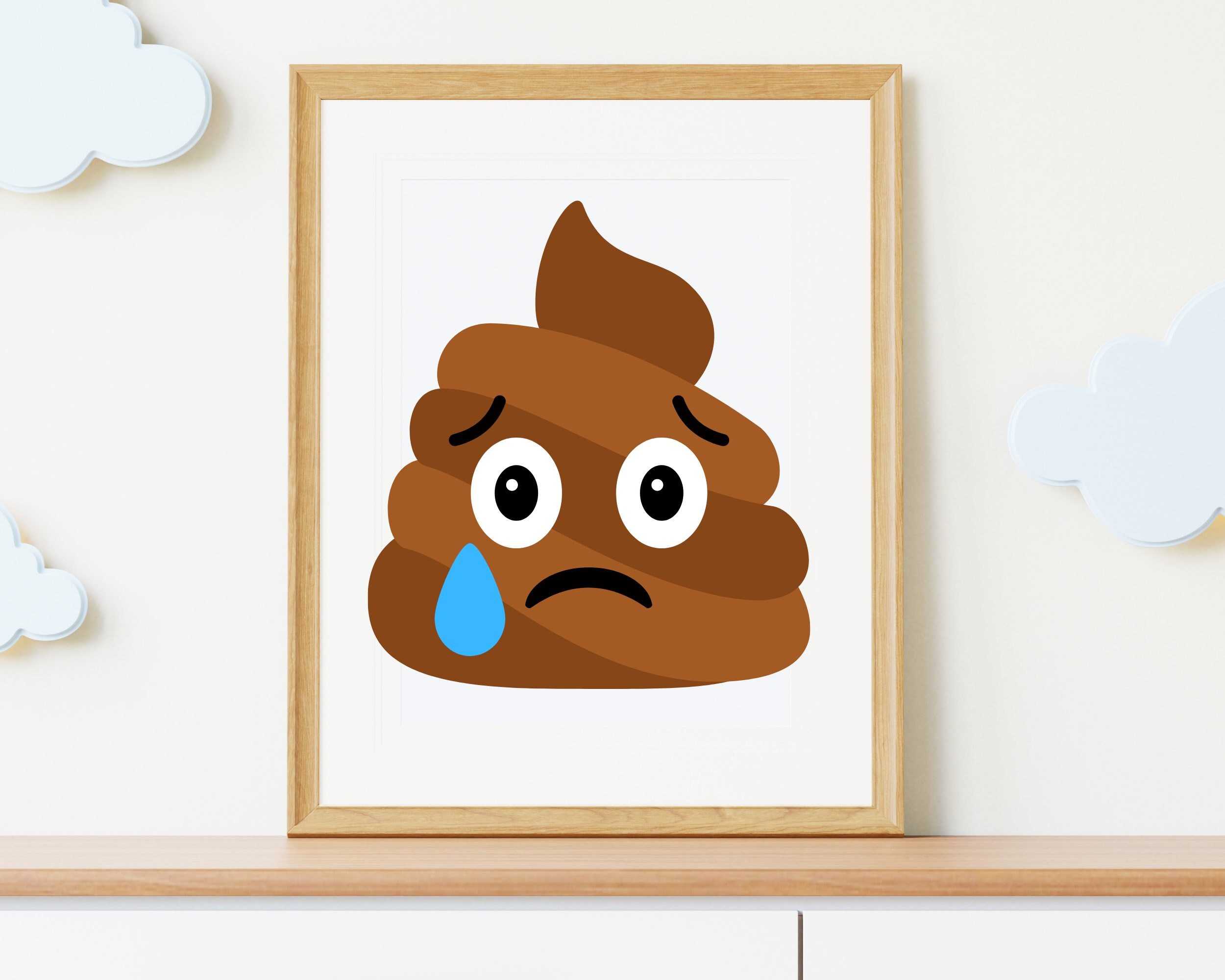 Oop Emoji Svg, Poop Emoji Svg Bundle, Poop Clipart, Layered Poop Emoji ...