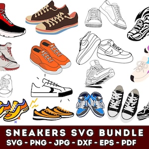 Sneakers SVG\ Sneakers\ Sneakers Clipart\ Sneakers Svg Cut File ...