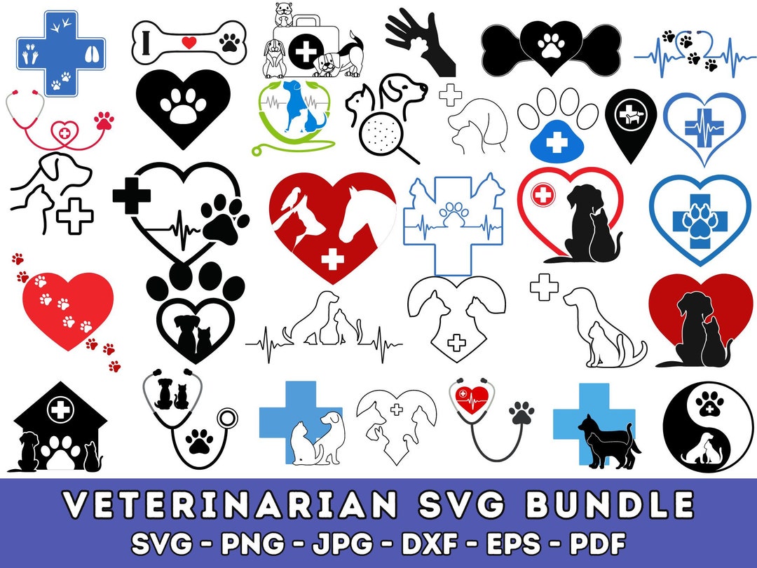 Veterinarian SVG Bundle| Animals Svg| Pet Doctor Svg| Doctor Svg ...