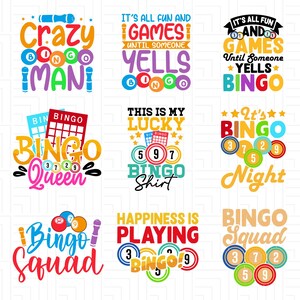 Bingo Svg Bundles, Bingo Balls Svg, Bingo Card Svg, Bingo Dauber Svg ...