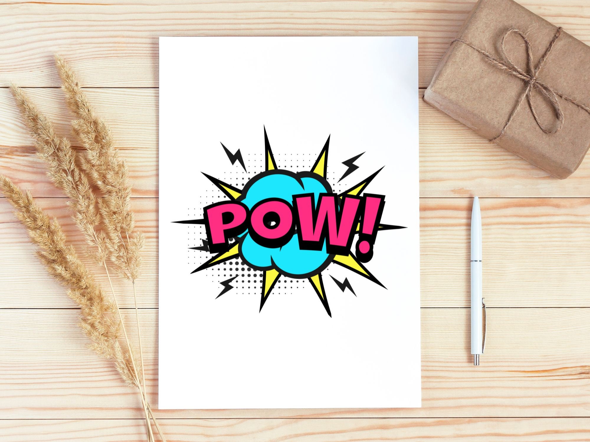 Comic Style Action Bubbles SVG Clipart Comic Cartoon Style PNG Bundle ...