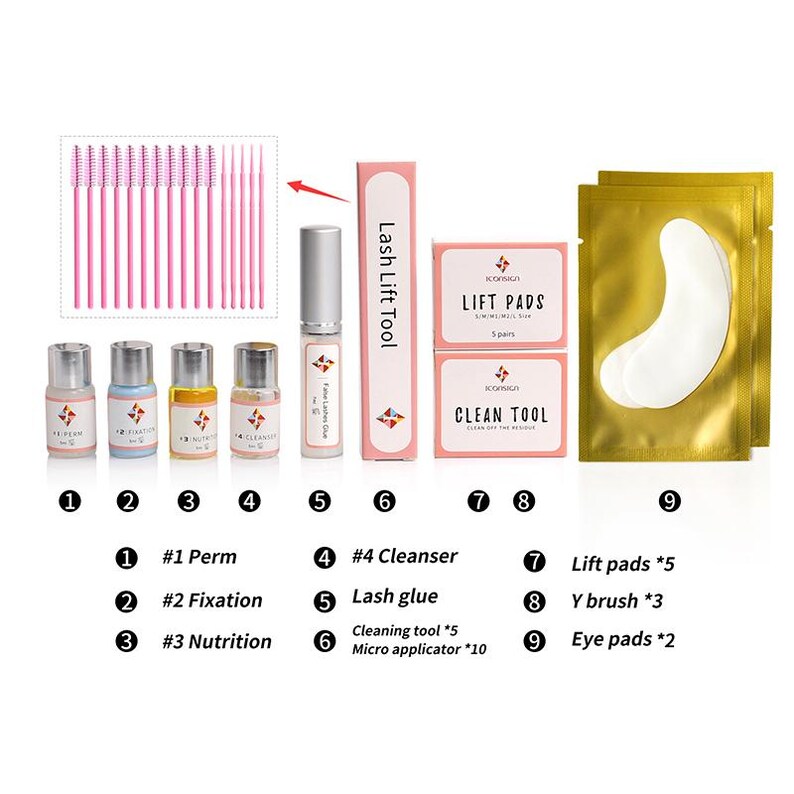 Lash Lift Kit ICONSIGN Lifting Perm Eyelash Eyes Makeup Tools - Etsy