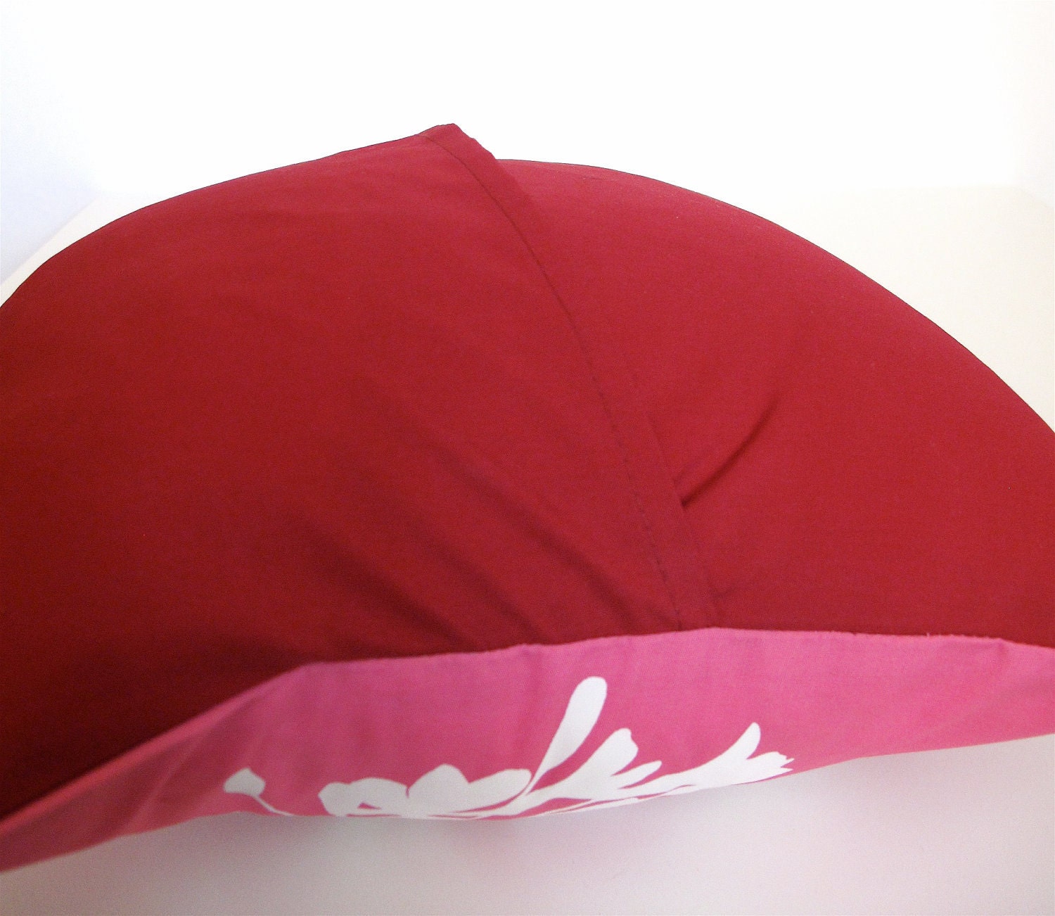Hot Pink Cardinal on Agapanthus-mini 10.5 Inches Square Pillow - Etsy