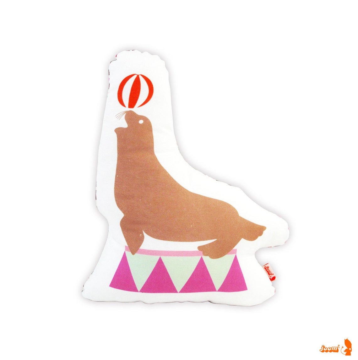 Limited Edition Handmade Circus Seal Plush Pillow - Etsy