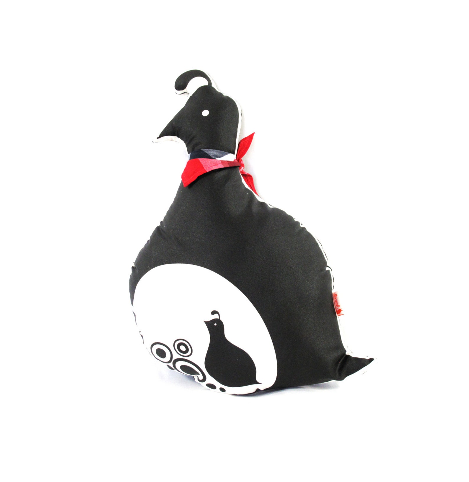 Black Mama Quail Plush Pillow | Etsy