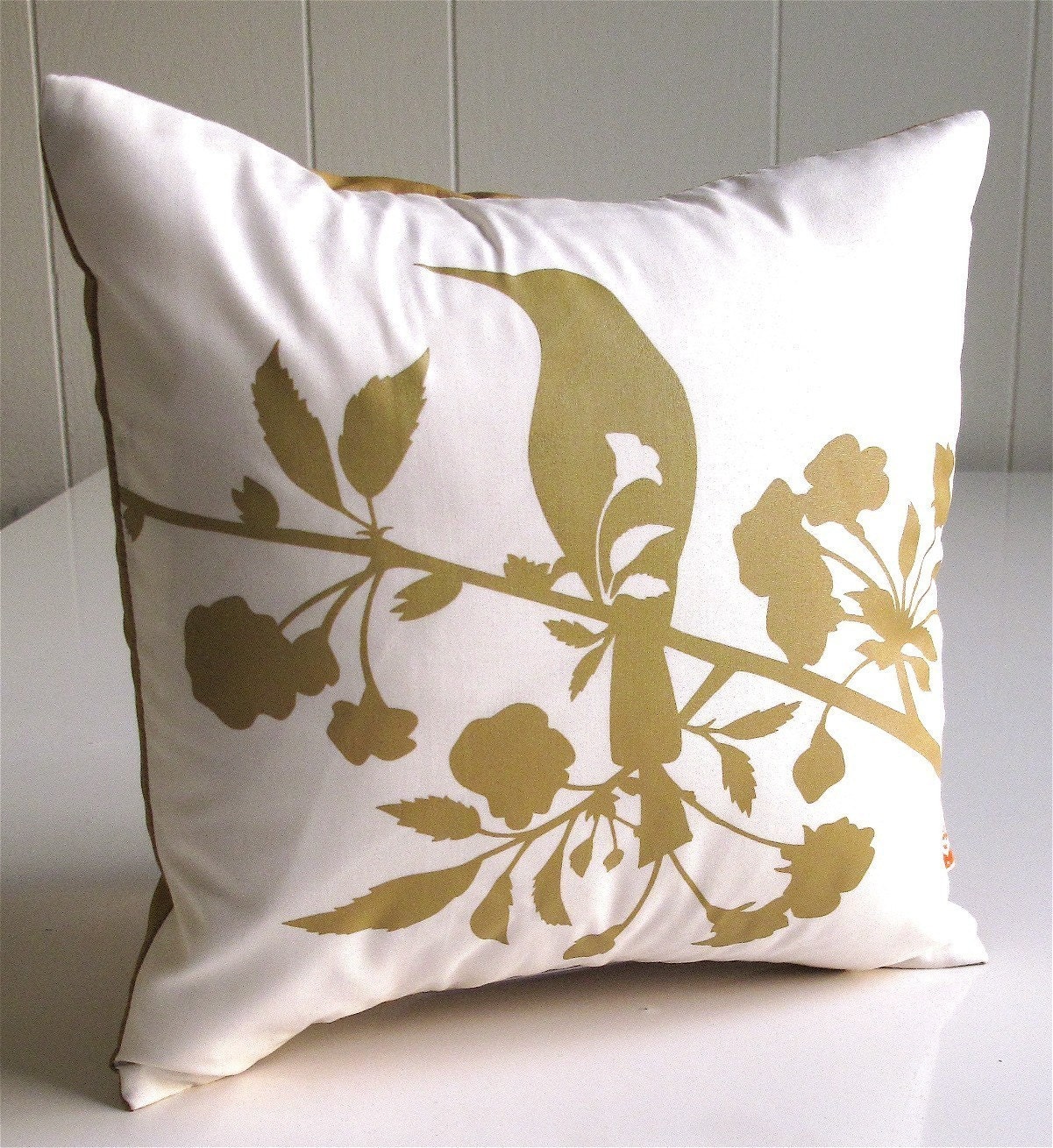 Mustard Print on off White Blooming Blossom-mini 10.5 Inches - Etsy