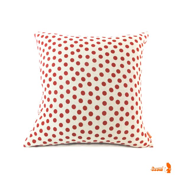 Red Polka Dot Pillow - Etsy