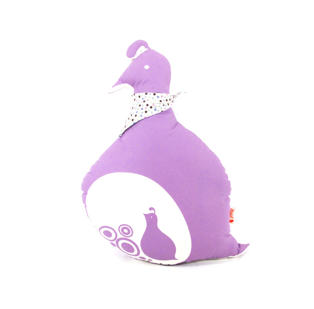 Purple Mama Quail Plush Pillow - Etsy