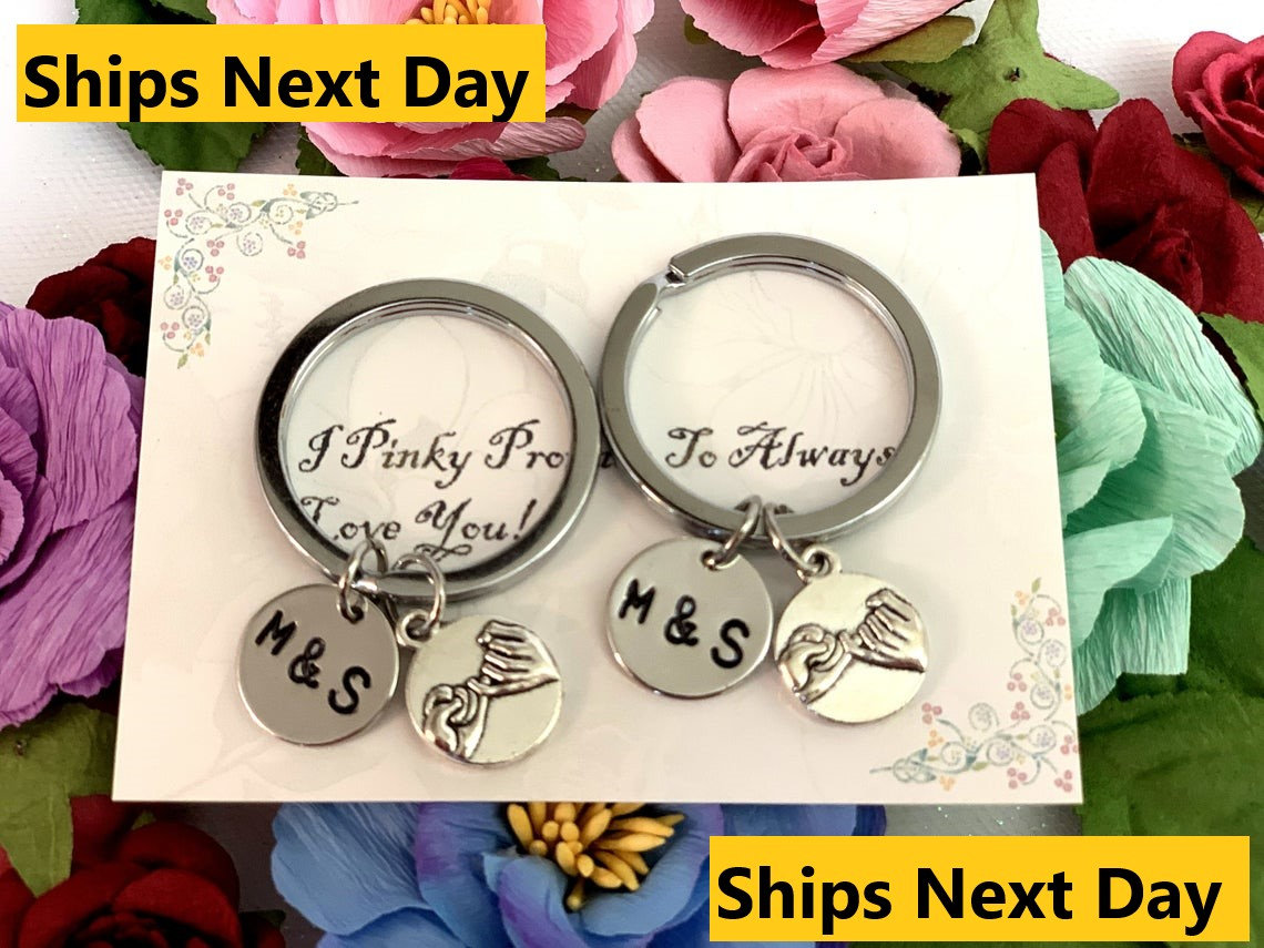 Pinky Swear 2 Keychains,double Pinky Promise Key Chains,best Friend ...