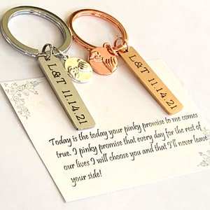 Pinky Swear 2 Keychainsdouble Pinky Promise Key Chainsbest - Etsy