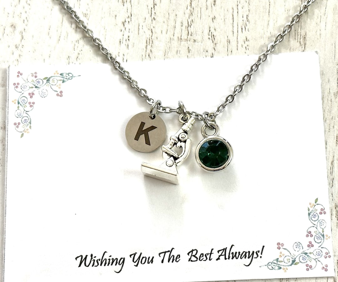 Microscope Necklace - Science Jewelry Microscope Science Necklace ...