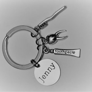 Dental Hygienist Keychains Personalized Dental Hygienist Gifts, Dental ...