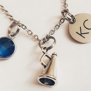 Personalized Cheerleader Necklace - Cheer Team Necklaces -hand Stamped ...
