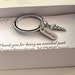 Employee Appreciation Gift Keychain, Key Charm Keychain, Employee Gift ...