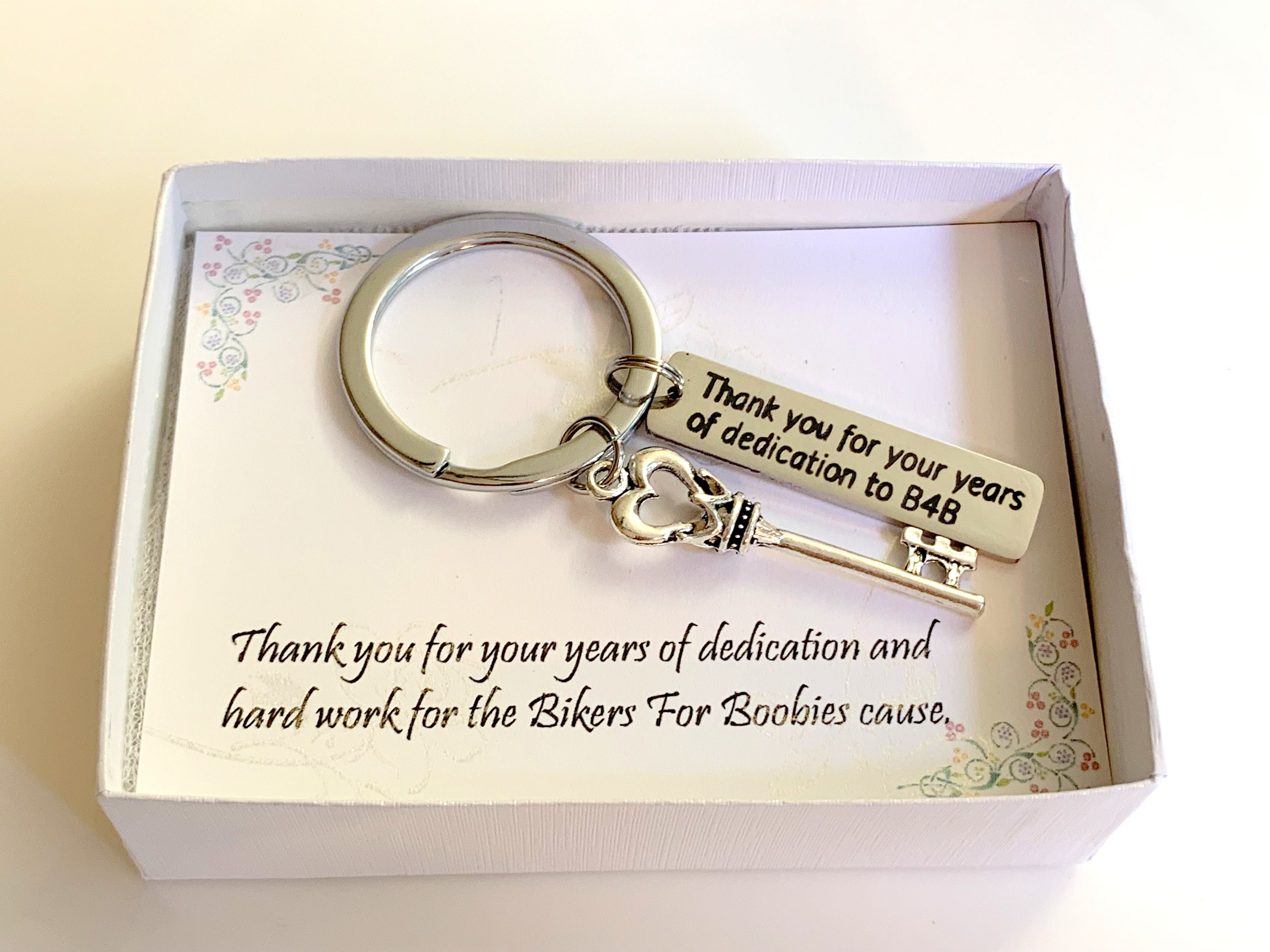 Employee Appreciation Gift Keychain, Key Charm Keychain, Employee Gift ...