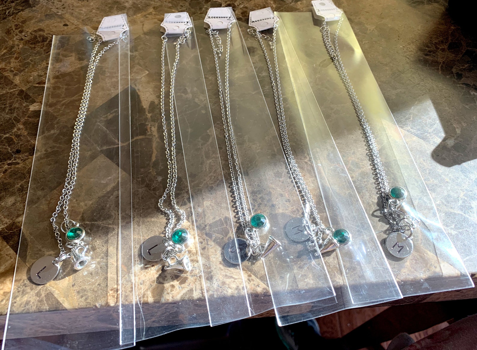 Personalized Cheerleader Necklace - Cheer Team Necklaces -hand Stamped ...