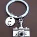 Camera Keychain Personalized Keychain Camera Key Ring - Etsy